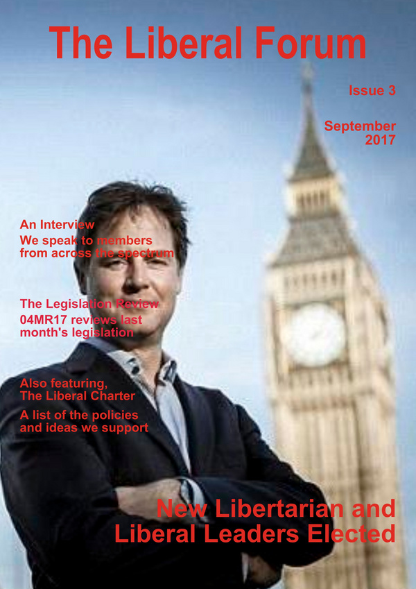 TSR Liberal Forum - Issue 3 - A magazine created with Madmagz