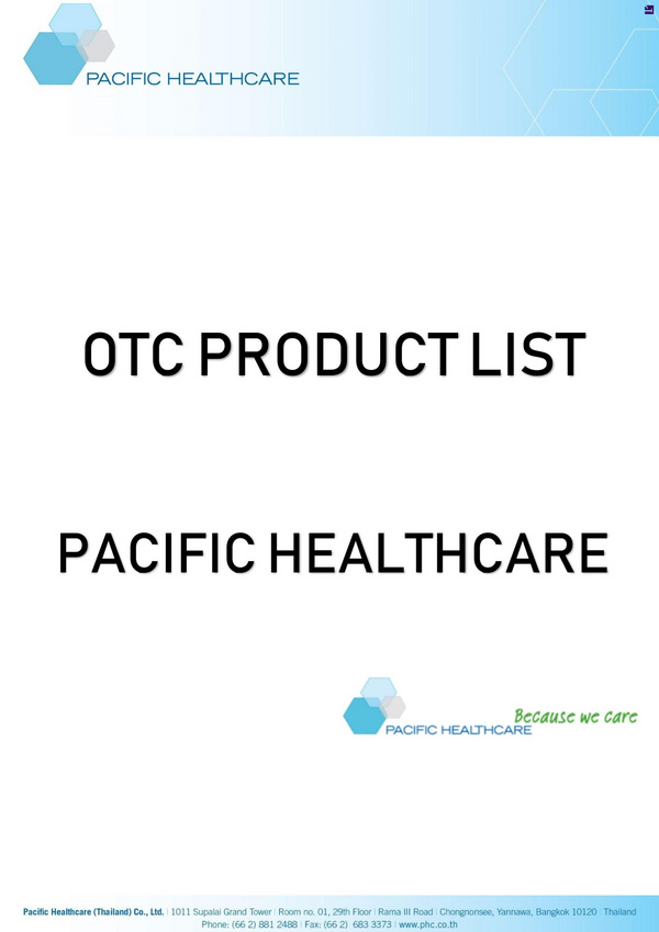 Product List PHC - Product - A magazine created with Madmagz