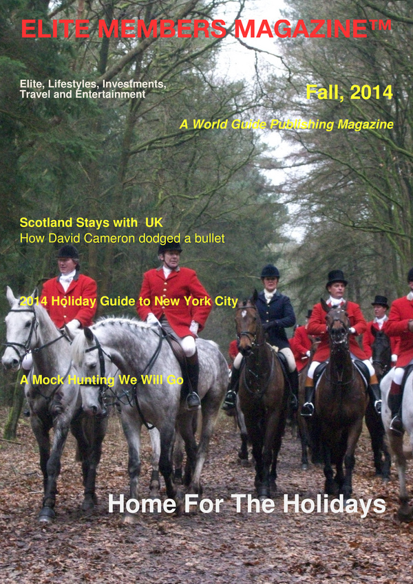 ELITE MEMBERS MAGAZINE™ - Fall, 2014 - A magazine created with Madmagz