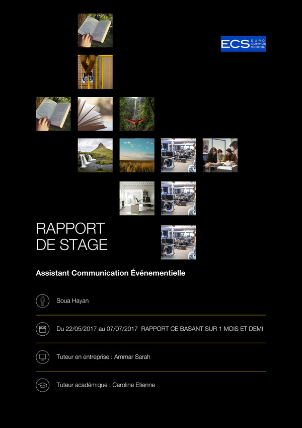 Rapport de stage - 1 - Magazine créé avec Madmagz